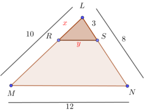 Le théorème de Thalès dans le triangle - Logamaths.fr