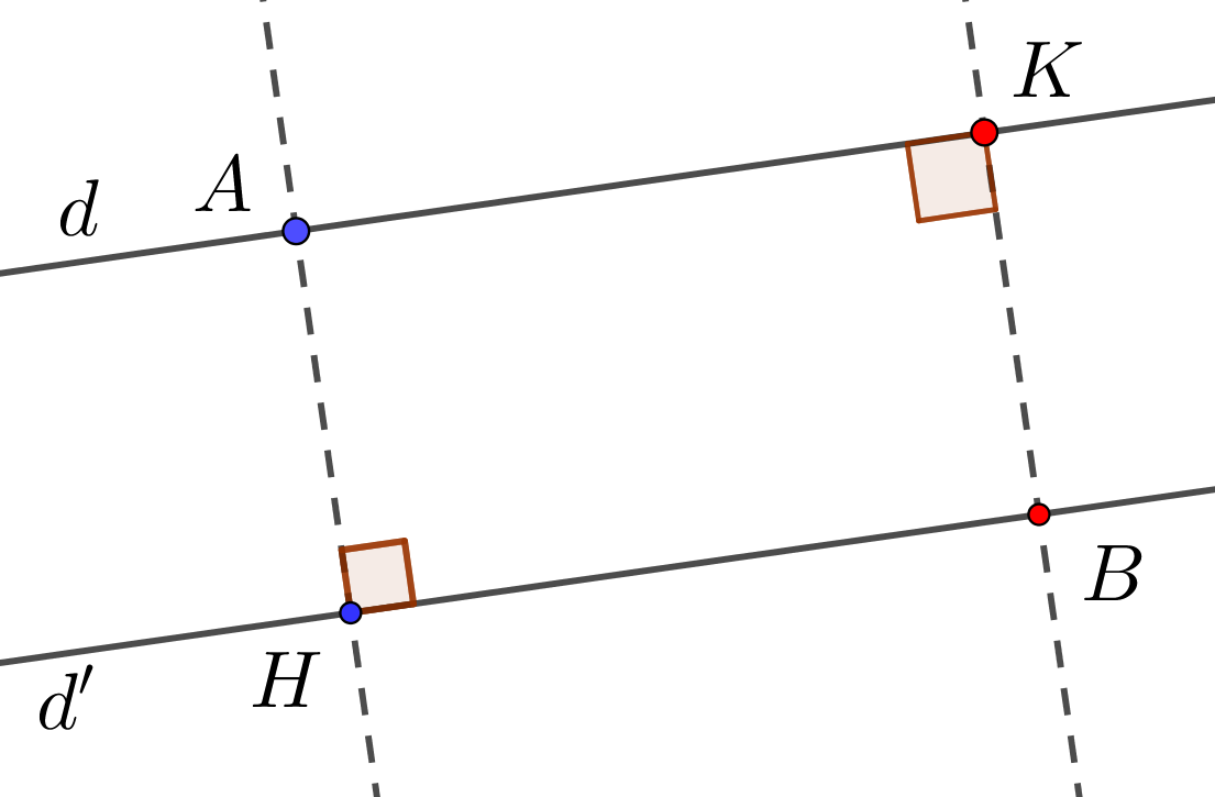 Distance d'un point à une droite. Projeté orthogonal d'un point sur une ...